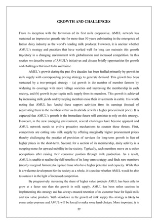 Amul strategic brand management by Dheeraj ED and Lavanya AB | PDF