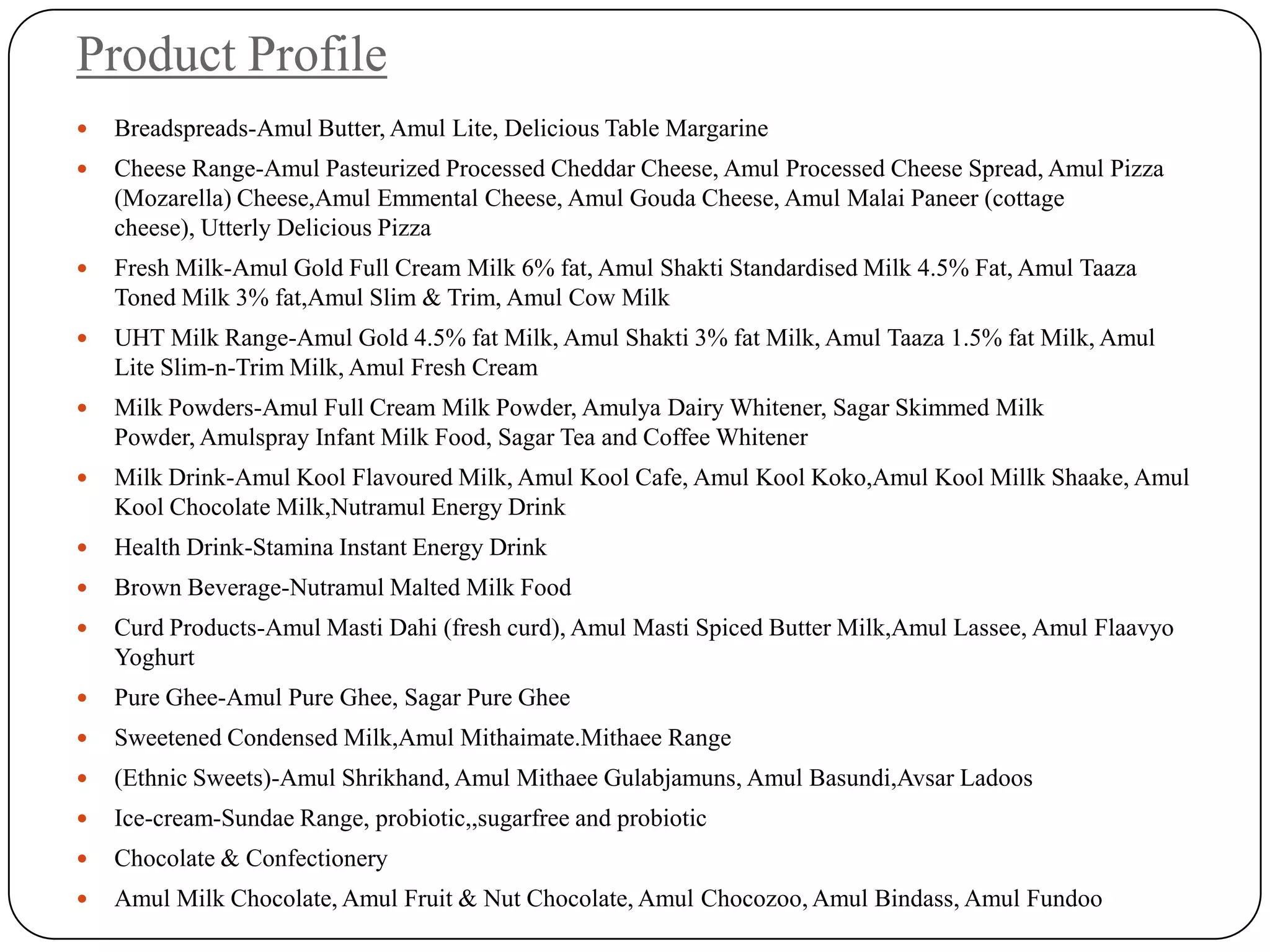 Amul presentation1 | PPTX