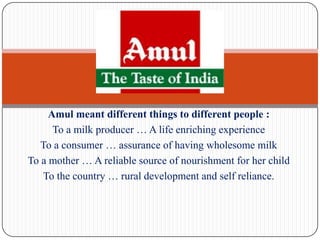 Amul presentation1 | PPTX