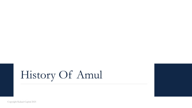 Amul | Success Diaries | PPT