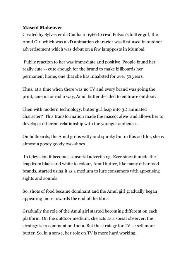 2D to 3D Animated Character Amul Girl Transformed With Time