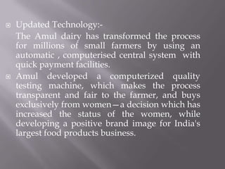 Amul bms presentaion | PPSX