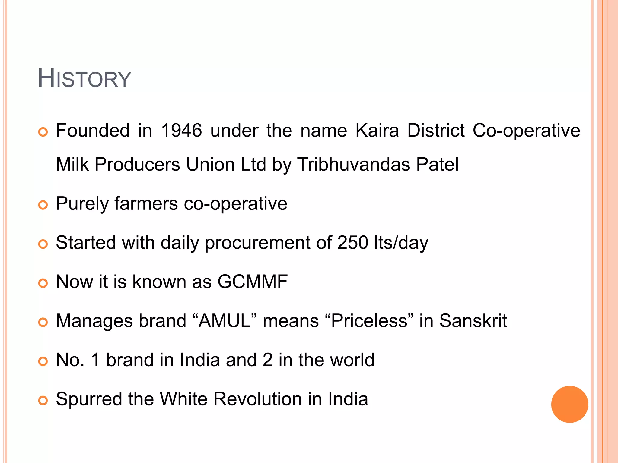 Amul brand | PPTX