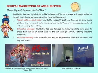 IMC (Promotional) strategies adopted by Amul Butter | PPTX | Skin Care ...