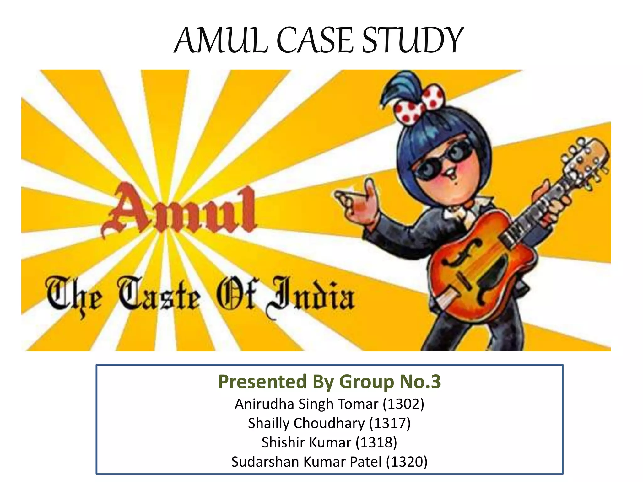 Amul case study | PPTX