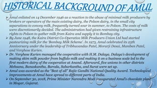 Amul case study, Assignment presentation. | PPTX