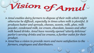 Amul case study, Assignment presentation. | PPTX