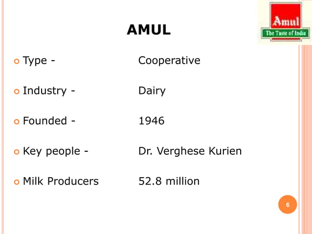 Amul distribution network | PPTX