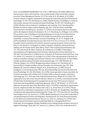 AMU Leadership Skills and the Tribe Research Paper.docx | Executive ...