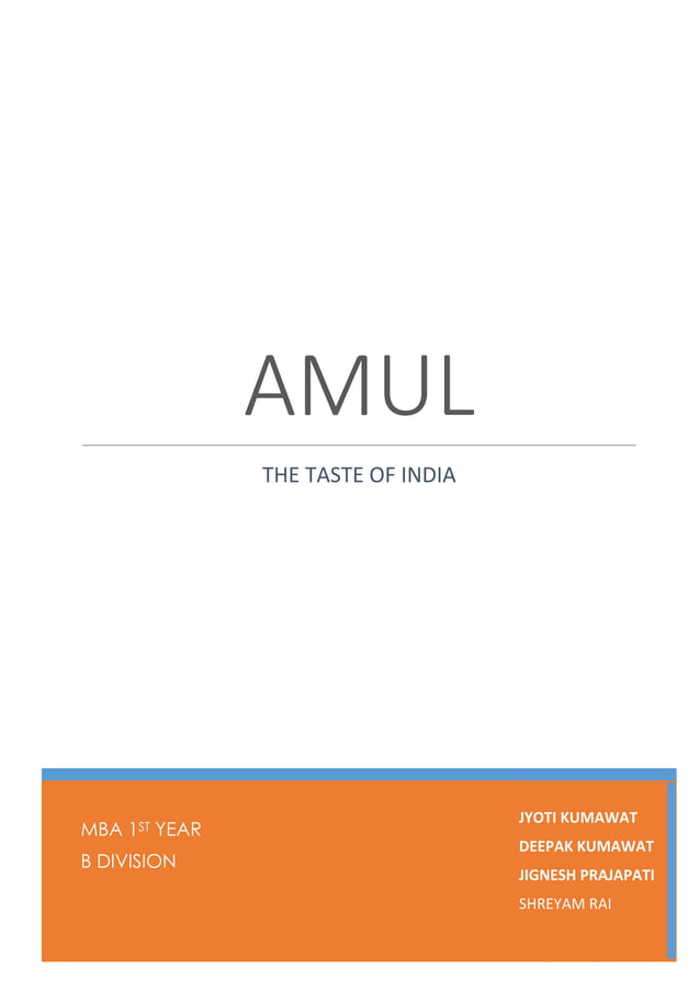 Amul | PDF