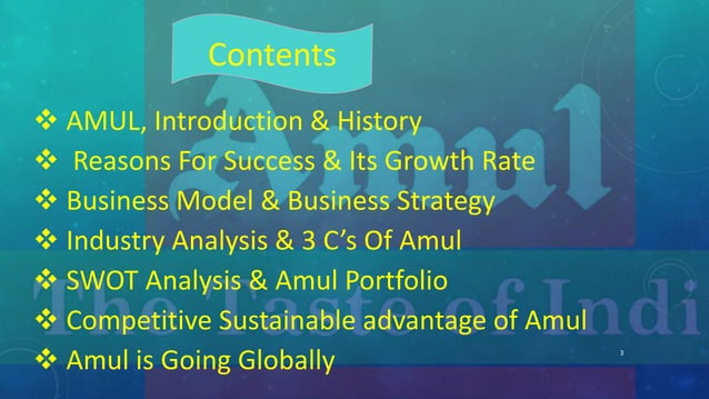 AMUL ppt | PPTX