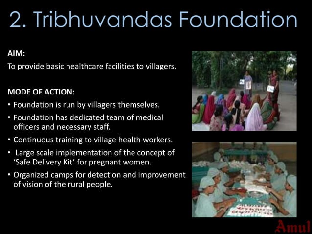 Corporate Social Responsibility (CSR) Initiatives by AMUL | PPTX ...