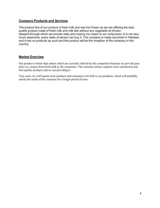 Amul ice cream Marketing Plan | PDF