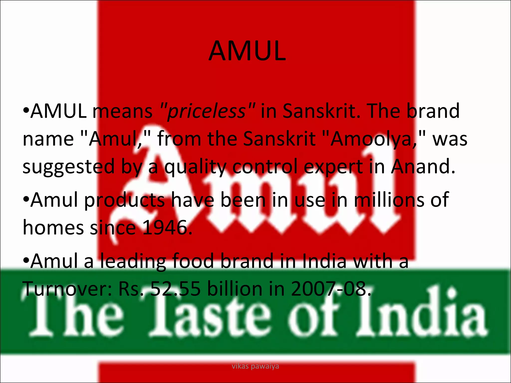 Amul india | PPT