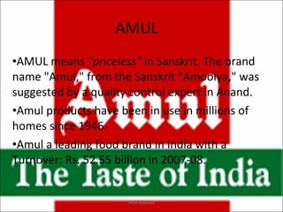 Amul india | PPT
