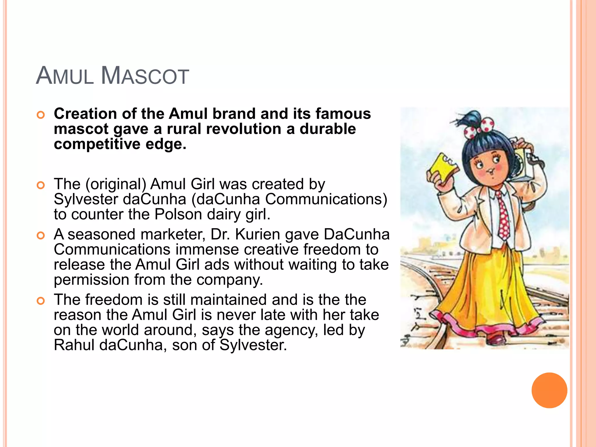 Amul in rural markets | PPTX