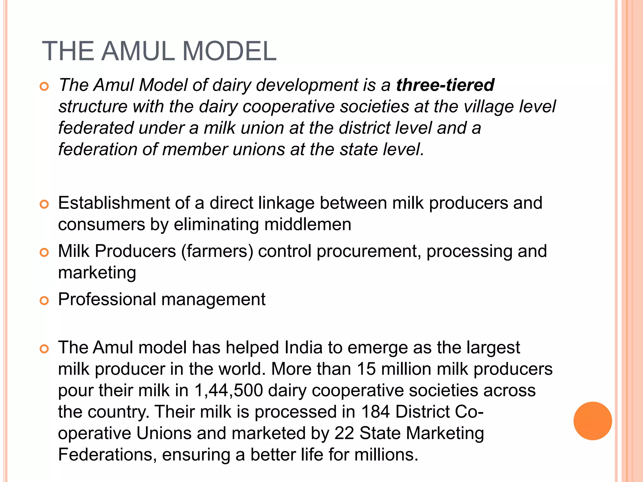 Amul in rural markets | PPTX