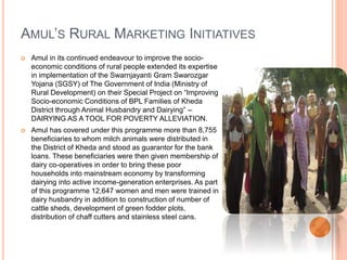 Amul in rural markets | PPTX