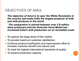 Amul in rural markets | PPTX
