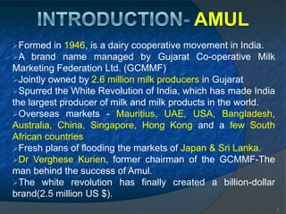 Amul | PPTX | Business | Business and Finance