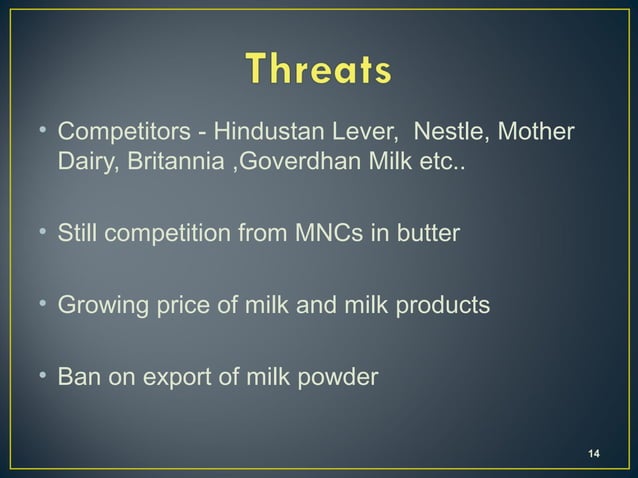 Amul presentation by ibs students | PPT