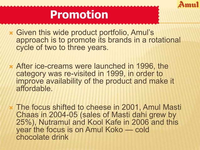 Amul ppt | PPTX