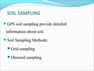 GPS IN PRECISION AGRICULTURE | PPT