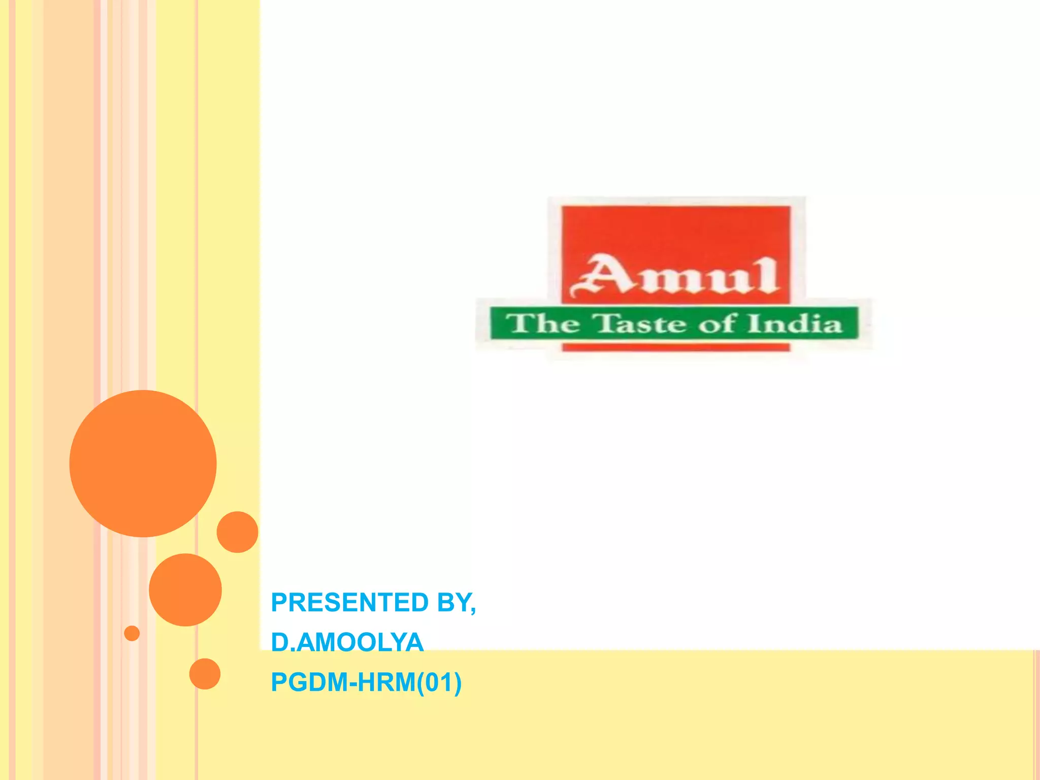 Amul BRAND ppt | PPTX