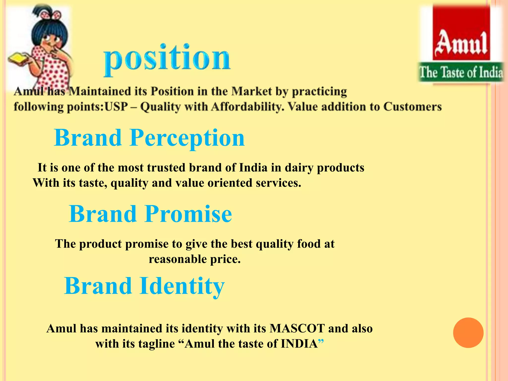 Amul brand ppt | PPTX