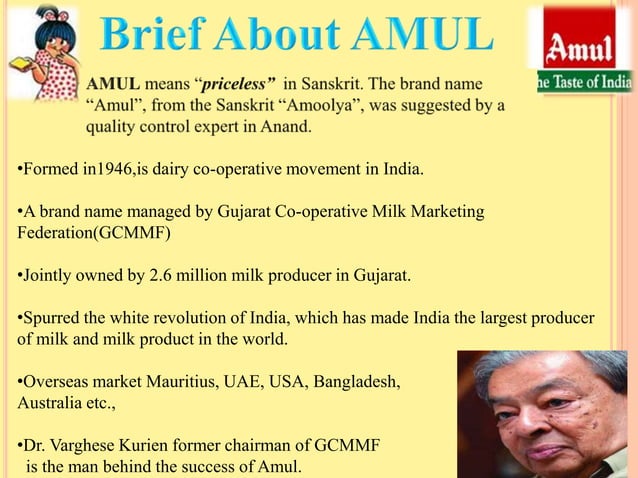 Amul brand ppt | PPTX