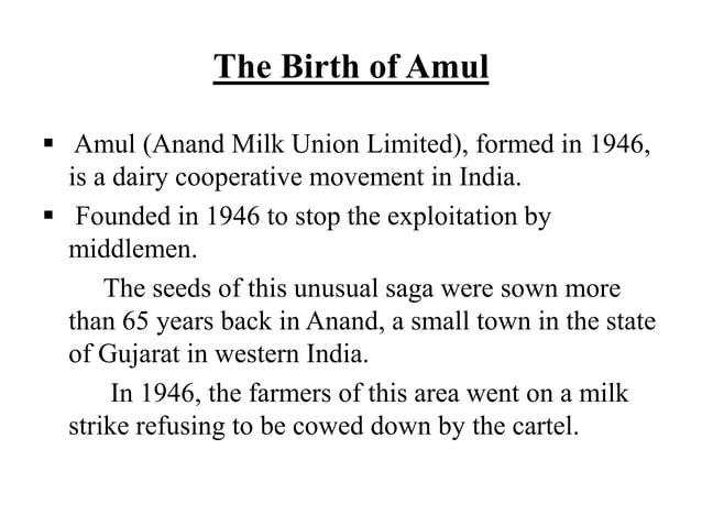 Amul ppt | PPT