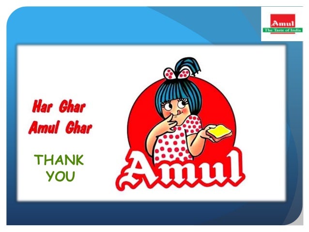 PRESENTATION ON AMUL THE TASTE OF INDIA