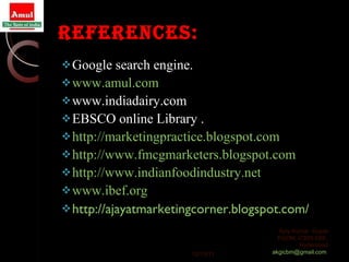 Amul ppt Presentation - largest food brand in India & Asia | PPT