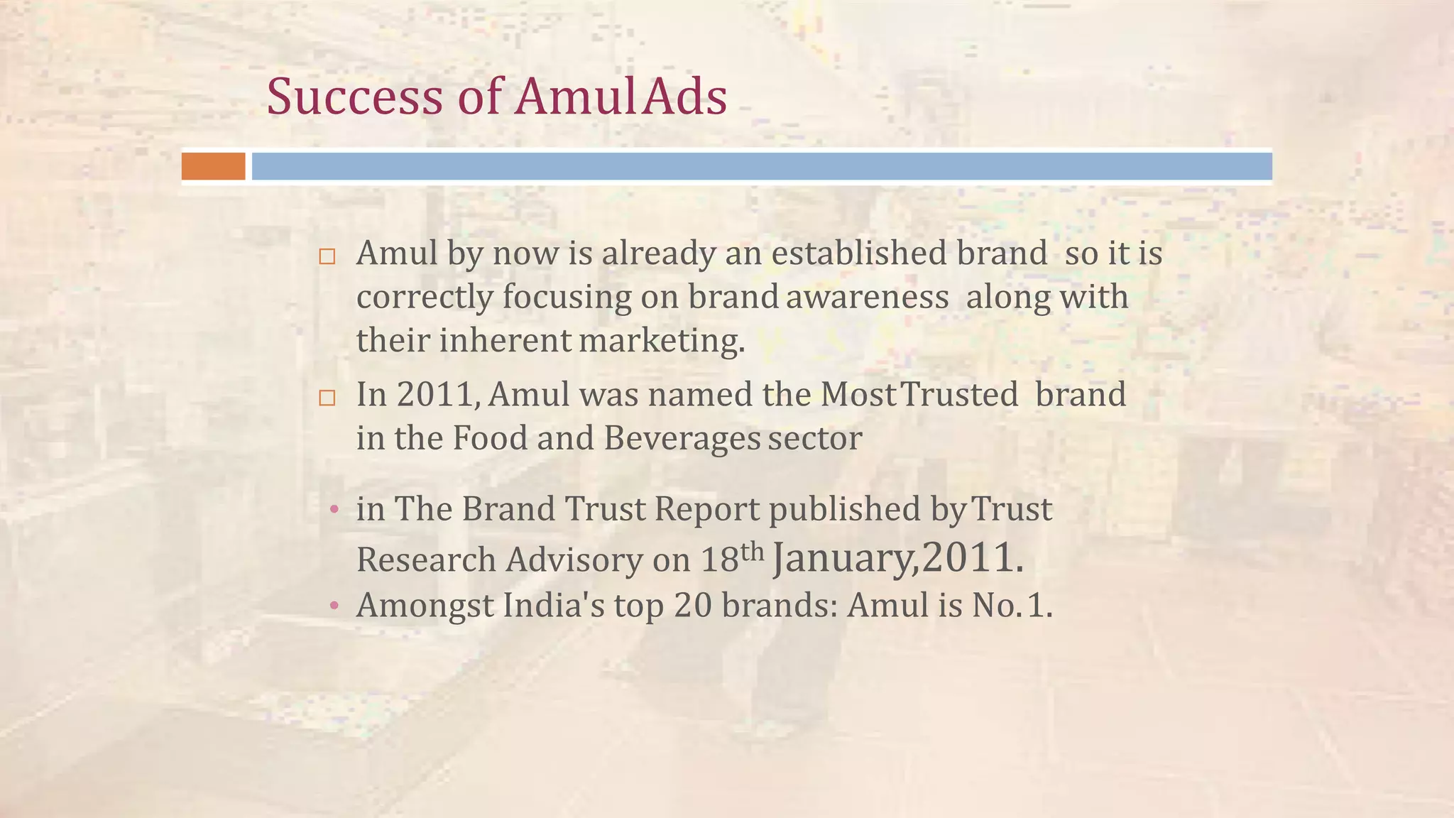 Amul presentation | PPTX