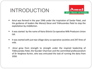 Amul presentation | PPTX