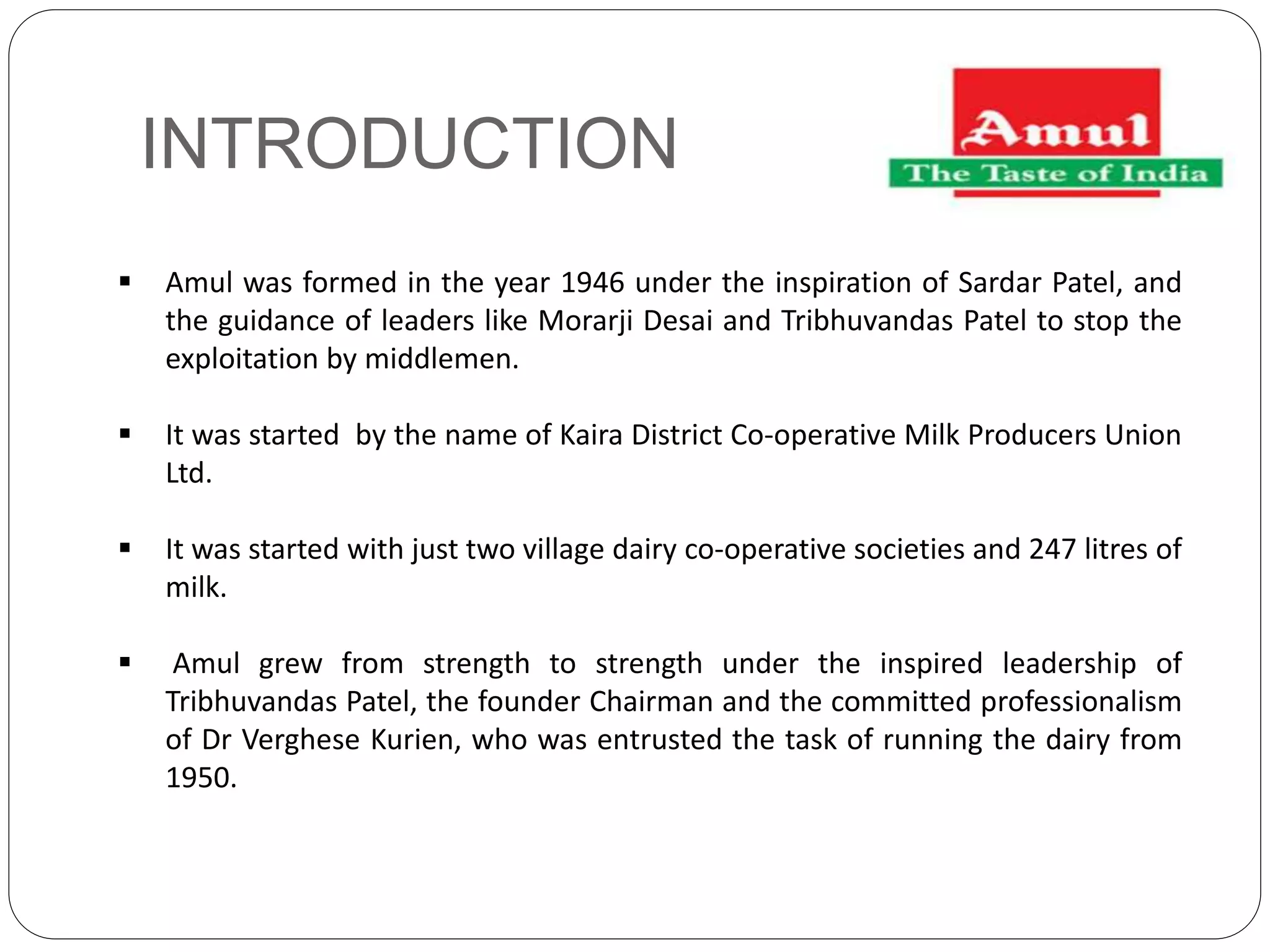 Amul presentation | PPT