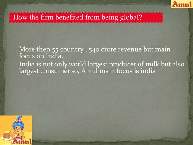 Amul project ppt | PPT