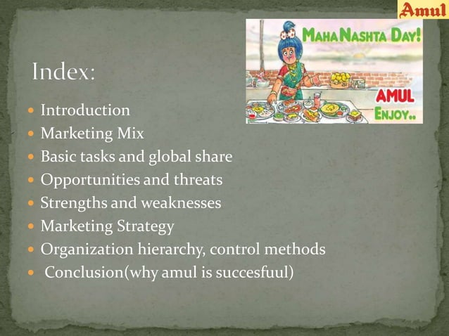 Amul project ppt | PPT