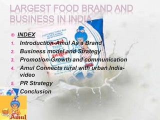 Amul pr presentation1 | PPTX | Business | Business and Finance
