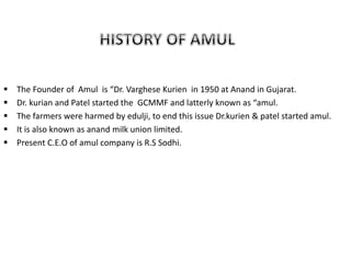 Amul,reckitt benckiser,lic | PPT