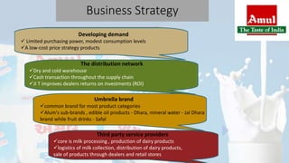 Amul strategy presentation ppt | PPTX