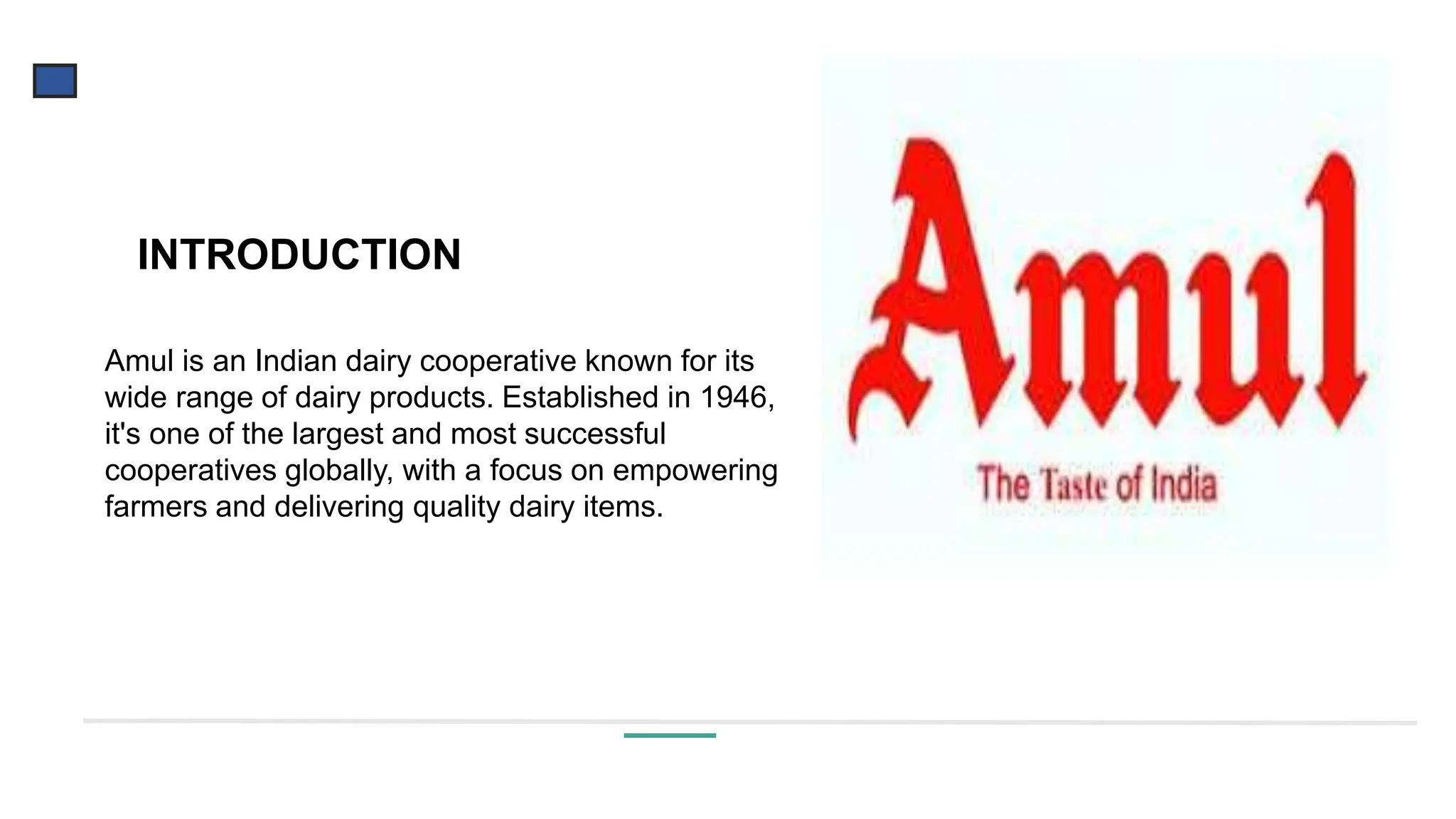 Presentation of Case study on amul company | PPTX
