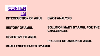 Presentation of Case study on amul company | PPTX
