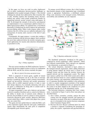 A multi agent based decision mechanism for incident reaction in telecommunication network | PDF