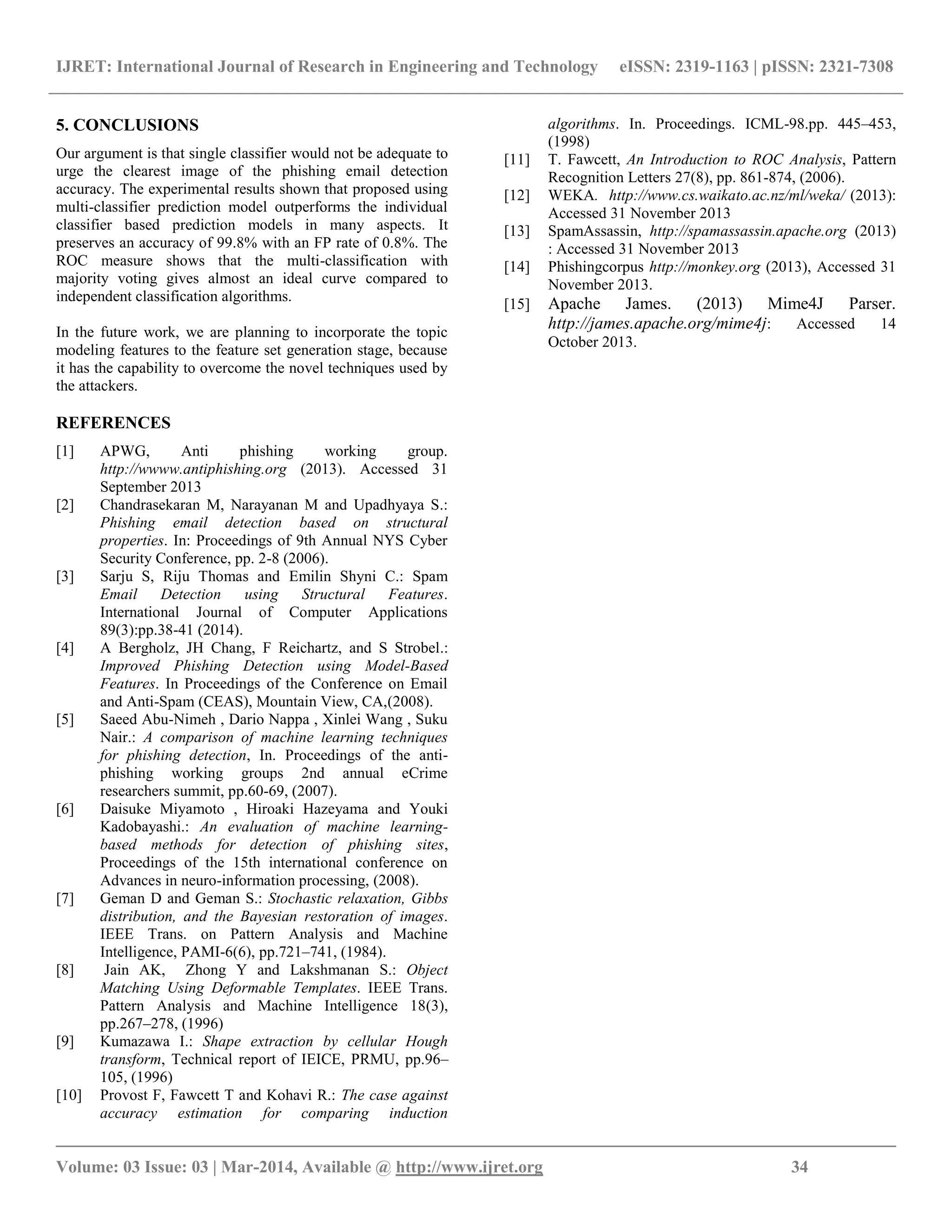 A Multi Classifier Prediction Model For Phishing Detection Pdf