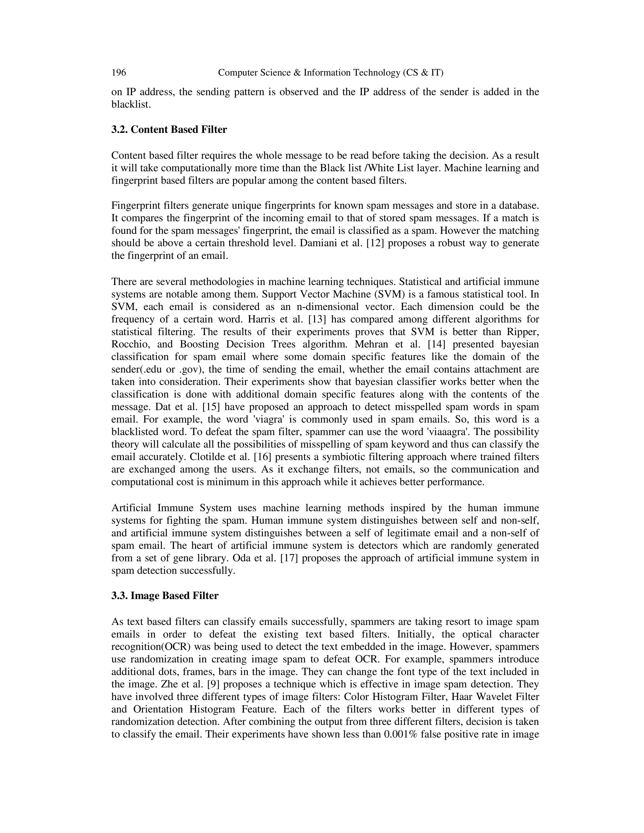 A Multi Layer Architecture For Spam Detection System Pdf