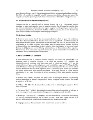 A multi layer architecture for spam-detection system | PDF