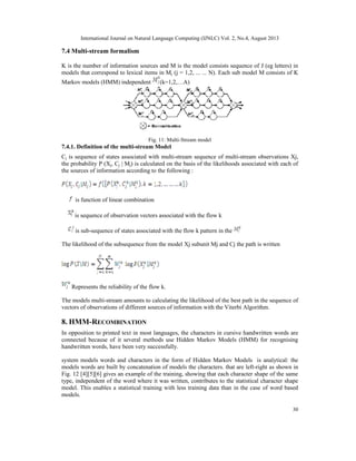 A MULTI-STREAM HMM APPROACH TO OFFLINE HANDWRITTEN ARABIC WORD ...