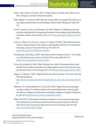 A Multicultural Approach To Digital Information Literacy Skills ...