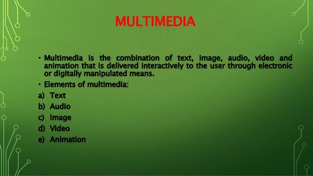 Multimedia products and Importance